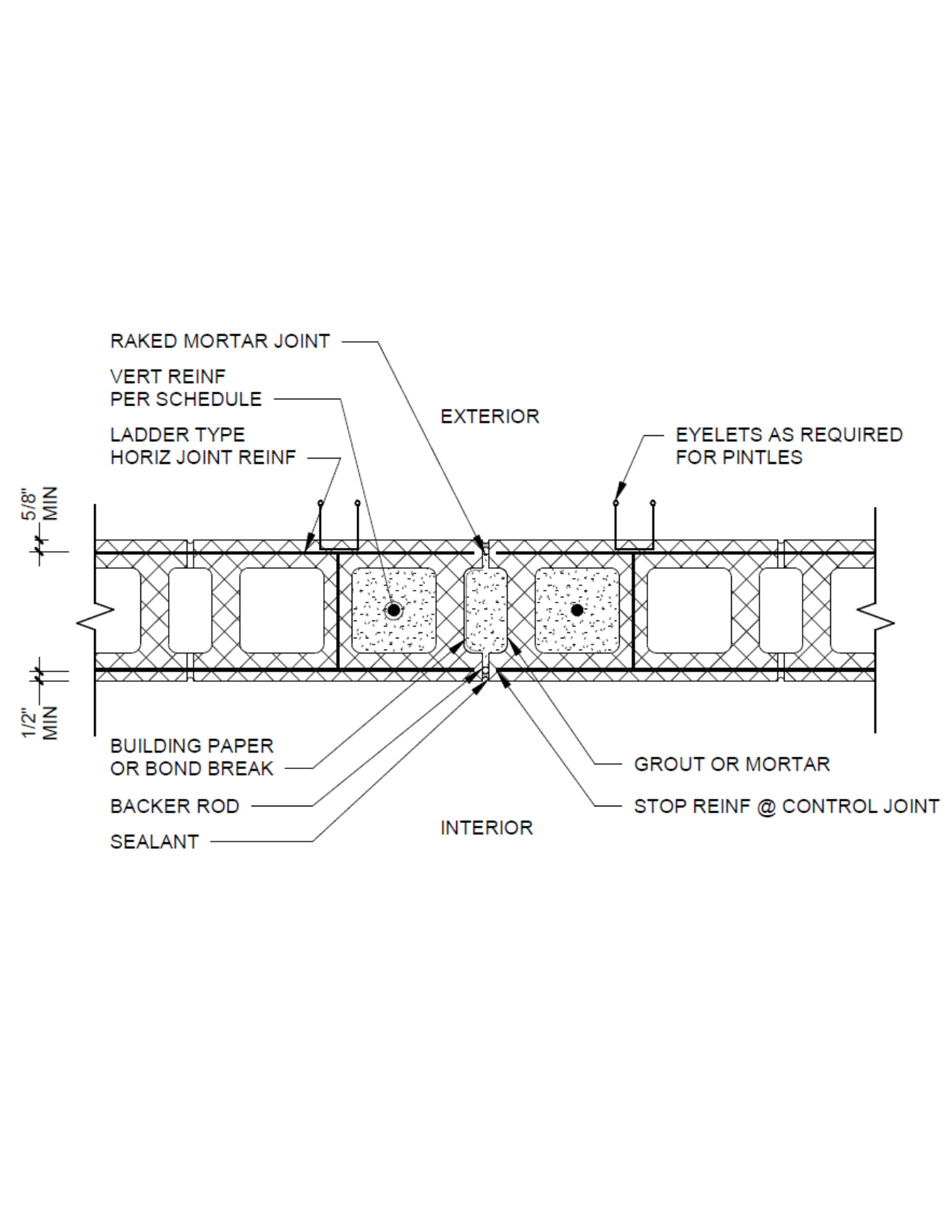 Formed Paper Control Joint - The Beauty of Block